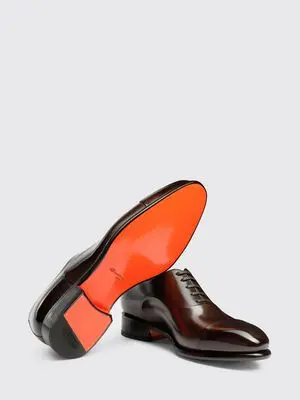Santoni Brushed Leather Oxford