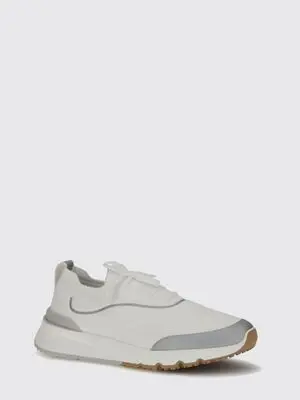 Brunello Cucinelli Stretch Cotton Knit Sneakers