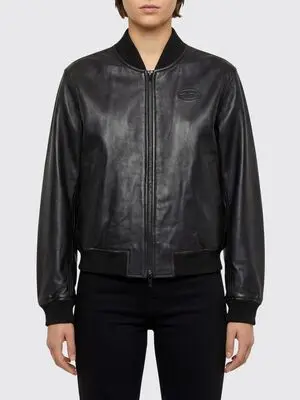 DIESEL® Leather Bomber Jacket