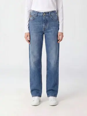 Jacob Cohen Mid-rise Straight-leg Jeans In Cotton Denim With Five Pockets - Blue