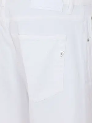 DONDUP 5-pocket Cotton Denim Jeans - White