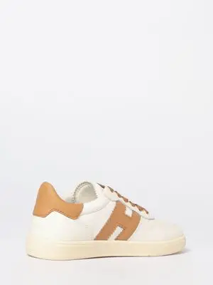 Hogan Cool Sneakers In Calfskin Leather - White