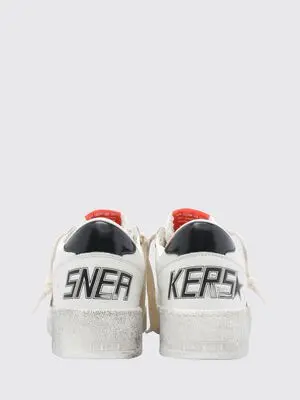 GOLDEN GOOSE Low Top Sneakers With Leopard Star Detail
