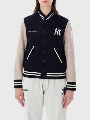 SPORTY & RICH Wool Bomber Jacket