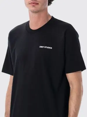 Obey Printed Cotton T-shirt