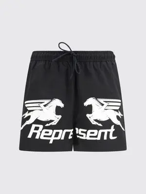 REPRESENT Logo Swim Shorts - Black 1