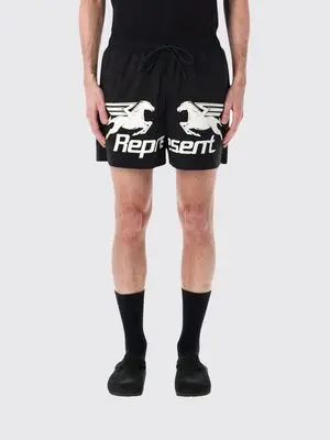 REPRESENT Logo Swim Shorts - Black