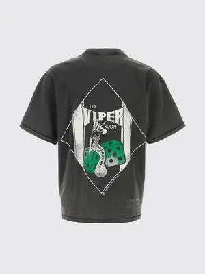 REPRESENT Printed Cotton T-shirt - Grey
