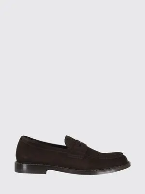 DOUCAL'S Penny Suede Loafers - Brown