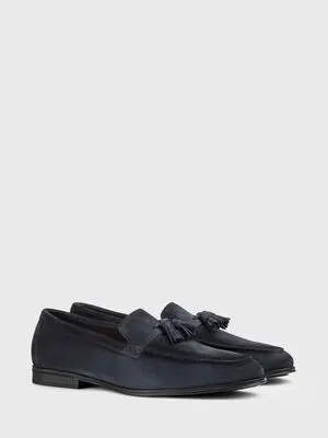 DOUCAL'S Suede Loafers With Tassels