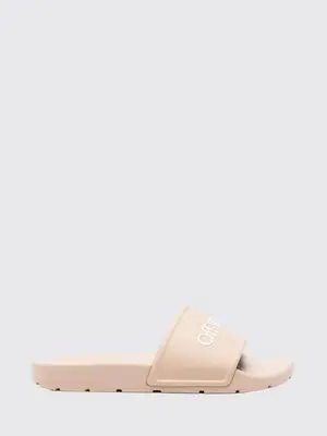 Off-White Rubber Sliders - Nude