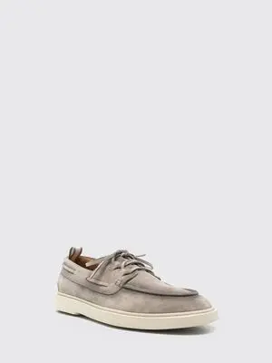 Officine Creative Bones 013 Suede Boat Loafers