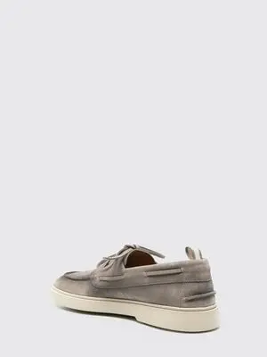 Officine Creative Bones 013 Suede Boat Loafers
