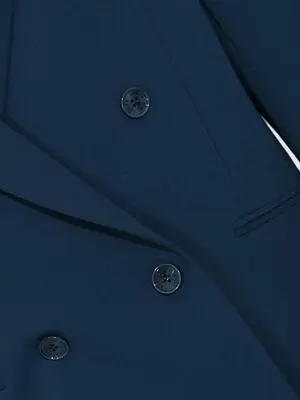 Patrizia Pepe Double-breasted Viscose Blend Blazer