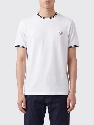 Fred Perry Cotton T-shirt With Logo - White