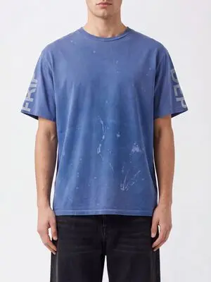 GALLERY DEPT. Abstract Print Dropped-shoulder Cotton T-shirt - Blue