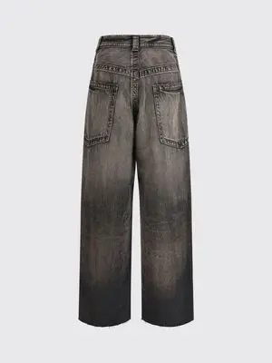 Mihara Yasuhiro Vintage Denim Jeans With Appliqués