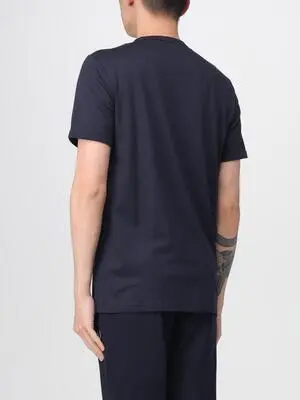 Fred Perry Cotton T-shirt With Mini Logo - Blue 1