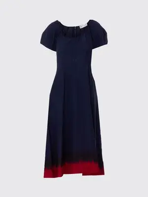 Tory Burch Linen Blend Midi Dress
