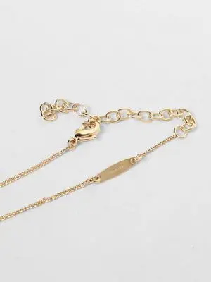 FERRAGAMO Gancini Brass Necklace With Set Rhinestones