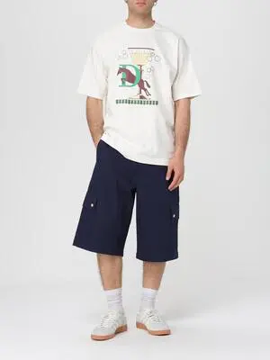 Drole De Monsieur Cargo Shorts With Drawstring Waist