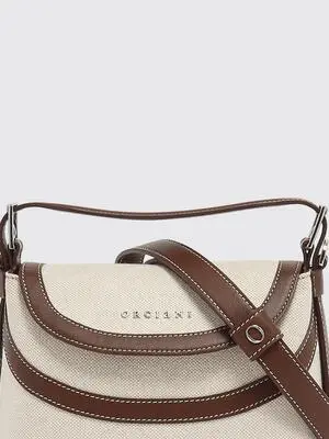 Orciani Canvas And Leather Nana Bag