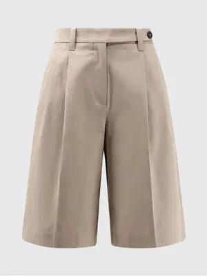 Brunello Cucinelli Cotton And Linen Tailored Shorts