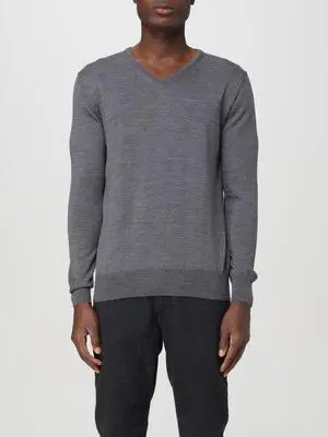 XC Fine Knit V-neck Jumper - Grey