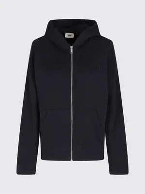 AUTRY Cotton Zip-up Hoodie - Black