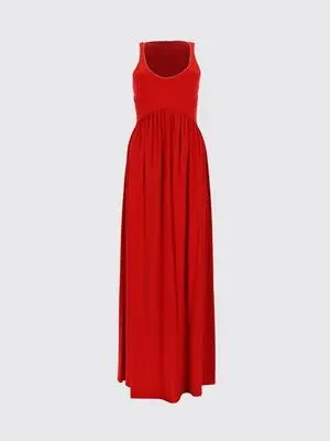 Sportmax Panino Long Jersey Dress - Red