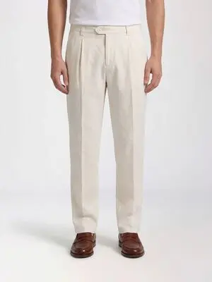 Brunello Cucinelli Stretch Cotton Chino Trousers - White