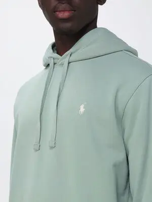 Polo Ralph Lauren Embroidered Logo Cotton Hoodie - Green