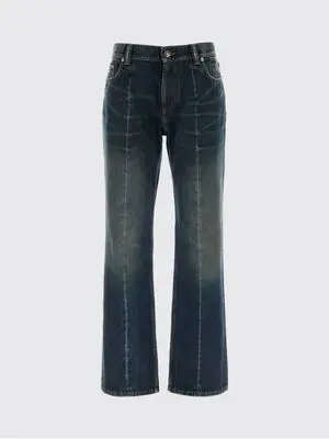 Versace Straight Cotton Denim Jeans