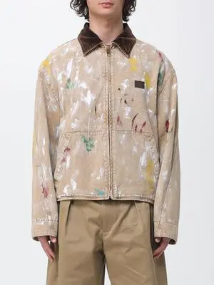 Moschino Printed Cotton Shirt Jacket - Sand