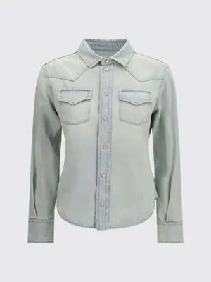 Jacob Cohen Cotton Denim Shirt With Applied Pockets