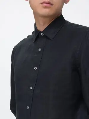LARDINI Basic Linen Blend Shirt