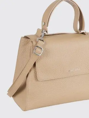 Orciani Sveva Soft Medium Hammered Leather Bag