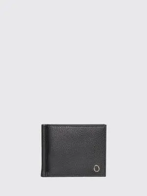 Orciani Micron Hammered Leather Wallet - Black