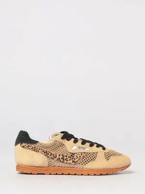 AUTRY Windspin Suede And Perforated Mesh Sneakers - Brown