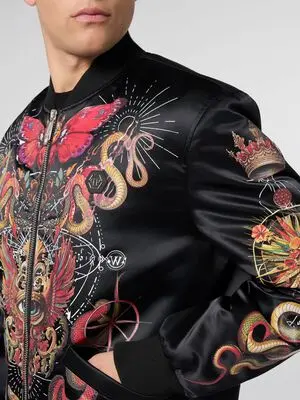 Philipp Plein Embellished Bomber Jacket