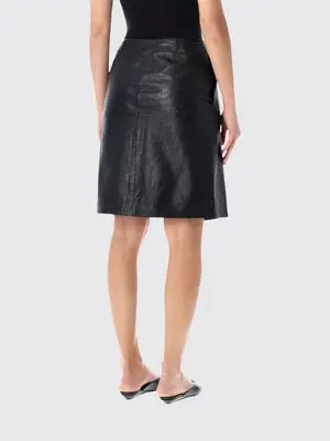 LOU LOU STUDIO Textured Leather Wrap Skirt