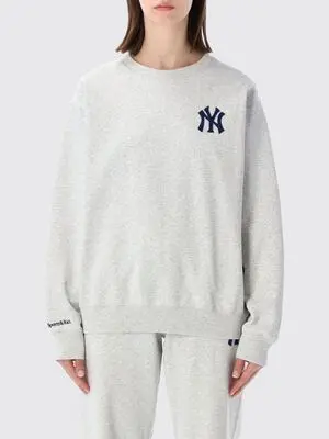 SPORTY & RICH Monogram Cotton Crewneck Sweatshirt