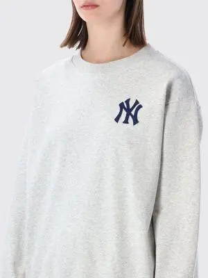 SPORTY & RICH Monogram Cotton Crewneck Sweatshirt