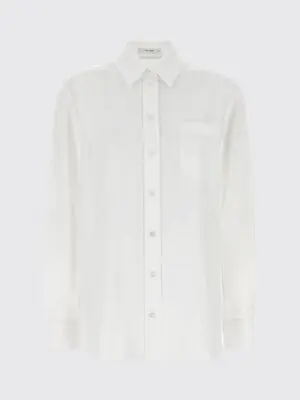 THE ROW Cotton Poplin Shirt With Classic Collar And Patch Pocket