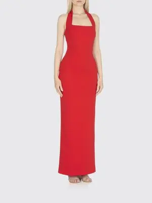 Solace London Halterneck Maxi Dress - Red