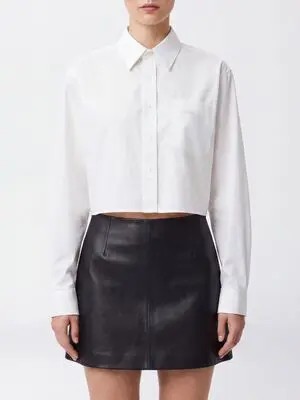 Alexander Wang Long-sleeved Cotton Shirt - White