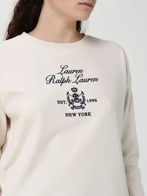 Ralph Lauren Crew Neck Knit With Logo - Beige