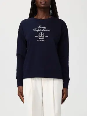 Ralph Lauren Crew Neck Knit With Logo - Blue