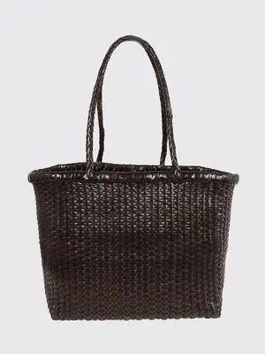 Dragon Diffusion Woven Leather Bag - Brown