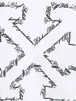 Off-White Cropped Cotton-blend Sweatshirt With Back Arrow Logo